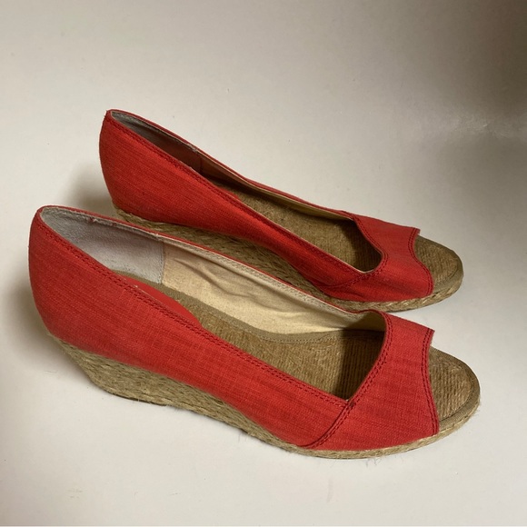Lucky Brand | Shoes | Nwob Lucky Brand Peep Toe Espadrille Wedge Sz 40 ...